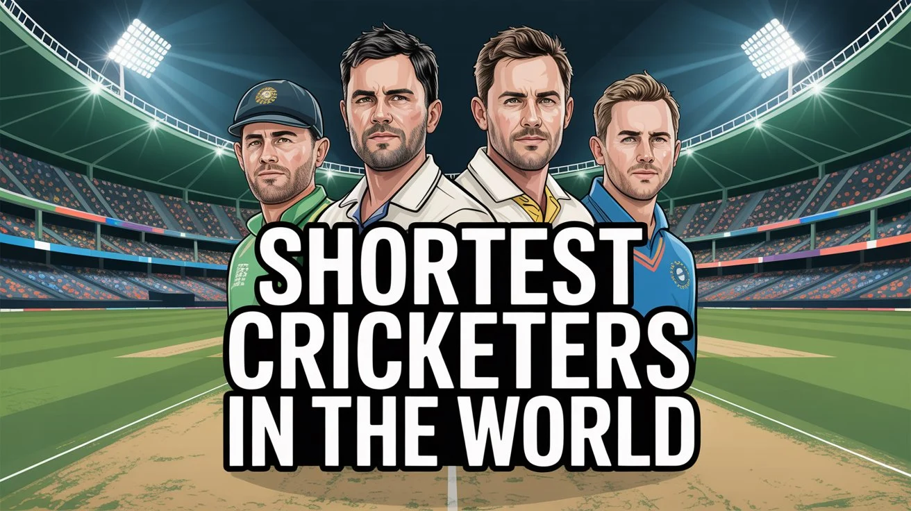Shortest Cricketers in World: Top 15 + Full Bio of each