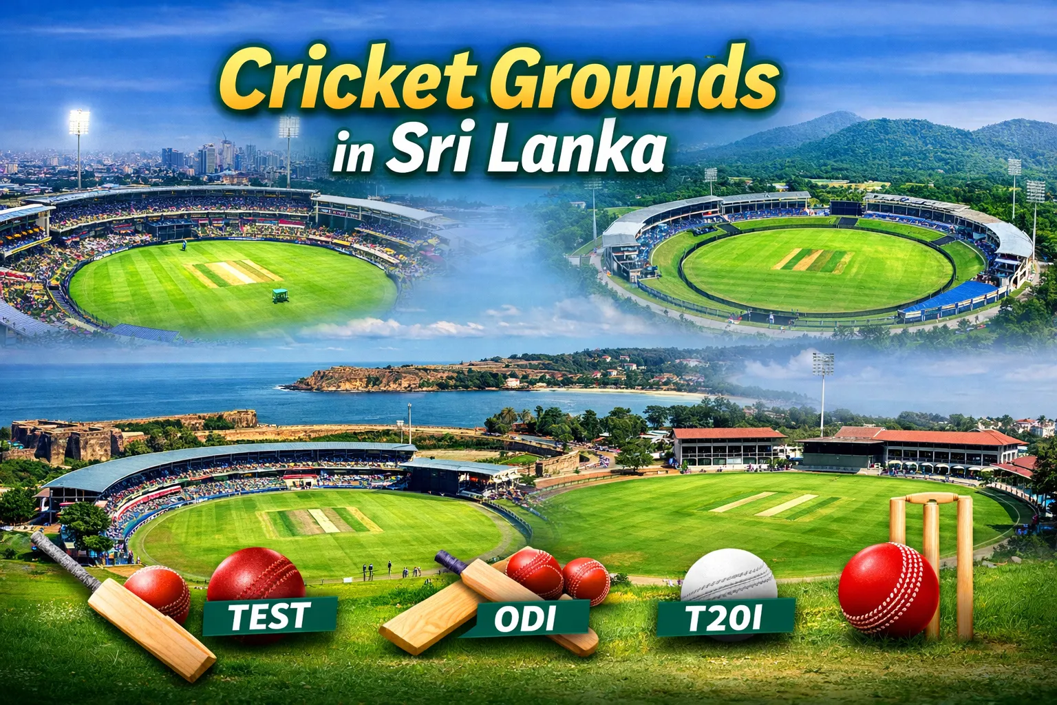 Cricket Grounds in Sri Lanka: Stadiums, Stats, Dimensions & Records